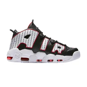 Nike More Uptempo ‘pinstripe’ Sneakers - Black