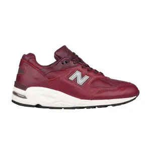 NEW BALANCE Horween Leather Co. X 990v2 Made In Usa - Red