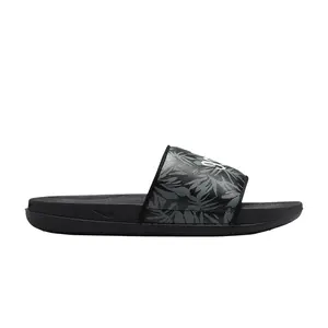 Nike Offcourt Tropical Leaf Print Slide - Black