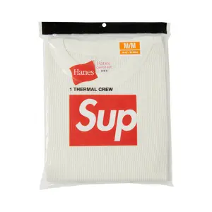Supreme X Hanes Thermal Crew Shirt - Cream