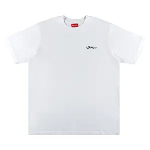 Supreme Arabic Logo Washed Short-sleeve Tee - White
