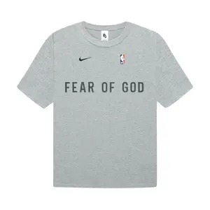 Nike X Fear Of God Warm Up T-shirt 'dark Heather - Grey