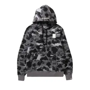 A BATHING APE Grid Camo Pullover Hoodie