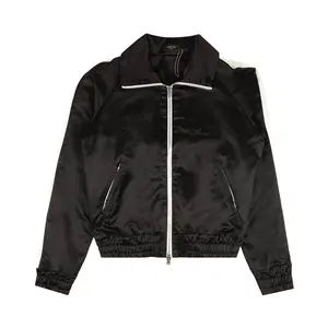 Amiri Satin Track Jacket - Black