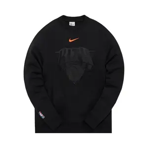 Kith Nike For New York Knicks Fleece Crewneck - Black