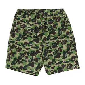 A BATHING APE Abc Camo Beach Shorts - Green