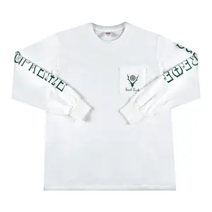 Supreme X South2 West8 Long-sleeve Pocket Tee - White