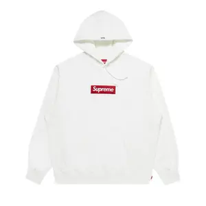 Supreme Box Logo Hooded Sweatshirt - White
