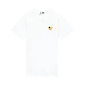 Play Comme Des Garcon Mini Heart Tee - White