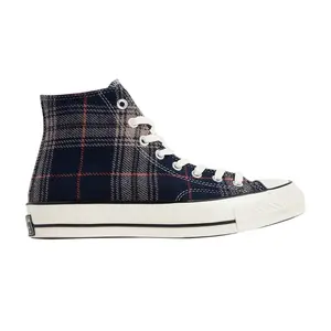 CONVERSE Chuck Taylor All Star 70 Hi Plaid Pack - Blue