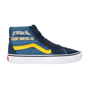 VANS Supreme X Sk8 Hi "fuck The World - Blue