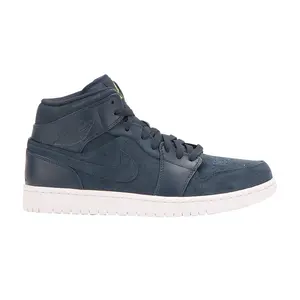 Jordan Air Jordan 1 Mid Leather Suede Shoes