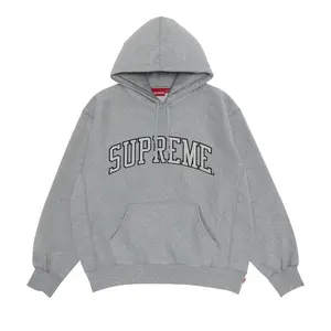 Supreme Glitter Arc Hooded Sweatshirt - Grey