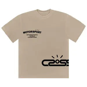 TRAVIS SCOTT Motor Sport Tee 'sand - Brown