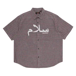 Supreme X Undercover Short-sleeve Flannel Shirt Plaid - Grey