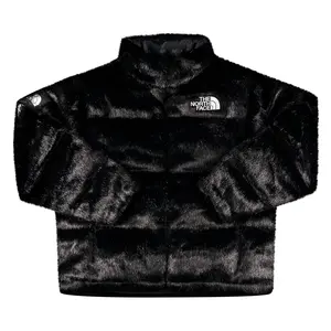 Supreme X The North Face Faux Fur Nuptse Jacket - Black | Editorialist