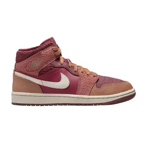 JORDAN 1 Mid 'africa' Sneakers - Red