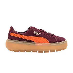 PUMA Suede Platform Trace Sneakers - Red