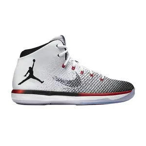 JORDAN 31 "black Toe" High Top Sneakers - White