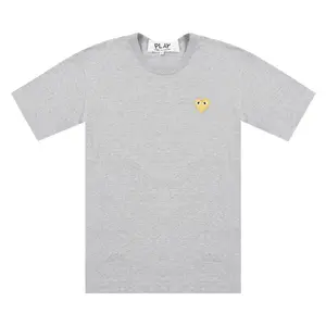 Play Comme Des Garcon Gold Heart T-shirt - Grey