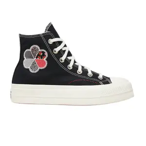 CONVERSE Chuck Taylor All Star Lift Platform High Crafted Patchwork - Black