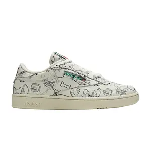 REEBOK Tom & Jerry X Club C 'sketch' Sneaker - Tan