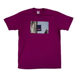Supreme Banner T-shirt 'magenta