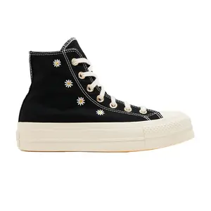 CONVERSE Chuck Taylor All Star Lift Platform High 'festival Florals' Sneakers - Black