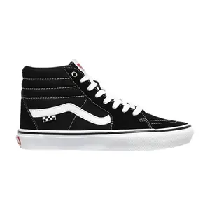 VANS Skate Sk8-hi Checkerboard Sneakers - Black