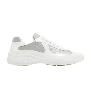 Prada Silver Tone Shoes For Men