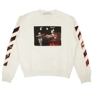 Off-White Caravaggio Slim Crewneck - White