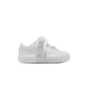 PUMA Suede Mayu Heart Patent Sneakers - White