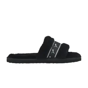 PUMA Fluff Remix Slide - Black