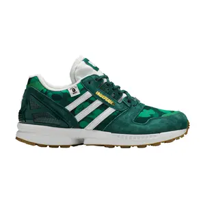 Adidas Bape X Undefeated Zx 8000 A-zx Series Camo Sneaker - Green
