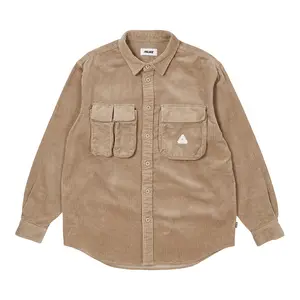 PALACE Cargo Cord Shirt 'stone - Brown