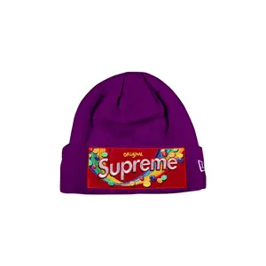 Supreme X Skittles X New Era Beanie - Purple