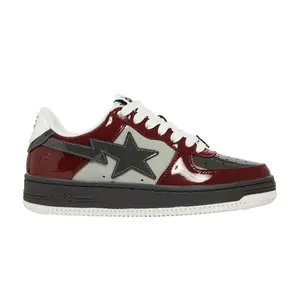 A BATHING APE Wmns Bapesta #2 Sneakers - Red