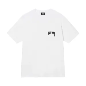 StÜssy Fuzzy Dice Tee - White