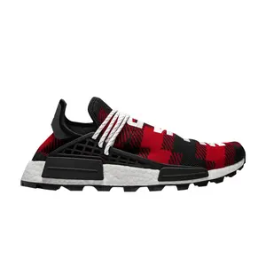 Adidas Bbc X Pharrell X Nmd Human Race Plaid - Red