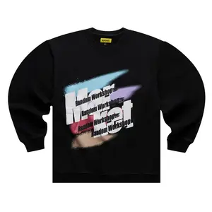 MARKET Random Workshop Splatter Crewneck Sweatshirt - Black