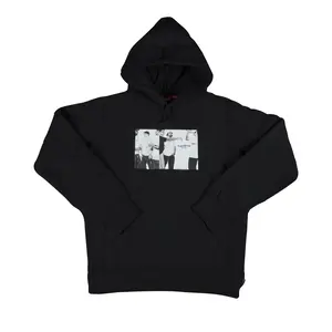 Supreme Classic Ad Hooded Sweatshirt - Black