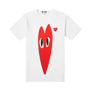 Play Comme Des Garcon Stretch Heart Tee