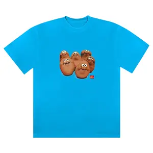 TRAVIS SCOTT X Mcdonald's Squad T-shirt Ii 'sapphire - Blue