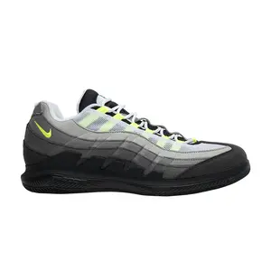 Nike Nikecourt Vapor Rf X Air Max 95 'greedy' Sneakers - Grey