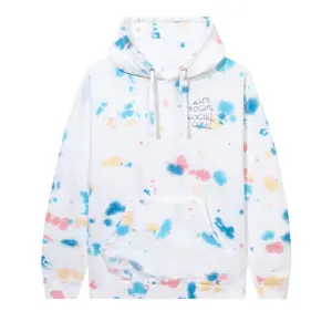 ANTI SOCIAL SOCIAL CLUB Freakshow Tie Dye Hoodie - White