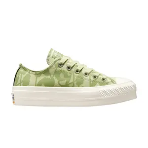 CONVERSE Chuck Taylor All Star Lift Platform Low Sneakers - Green