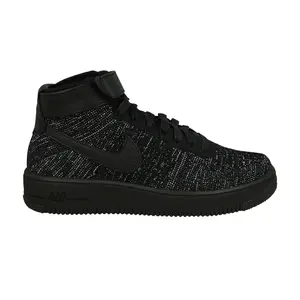 Nike Air Force 1 Flyknit Sneakers - Black