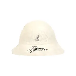 Supreme X Kangol Furgora Casual Bucket Hat - White
