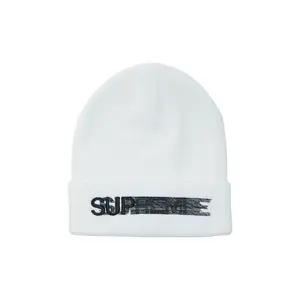 Supreme Supreme Motion Logo Beanie White