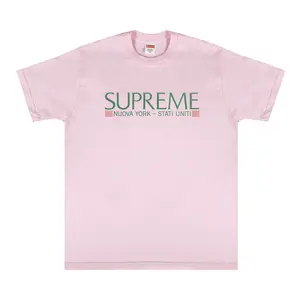 Supreme Nuova York Tee 'light - Pink